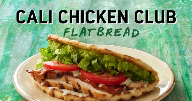 Tropical Smoothie Cafe Adds New Cali Chicken Club Flatbread