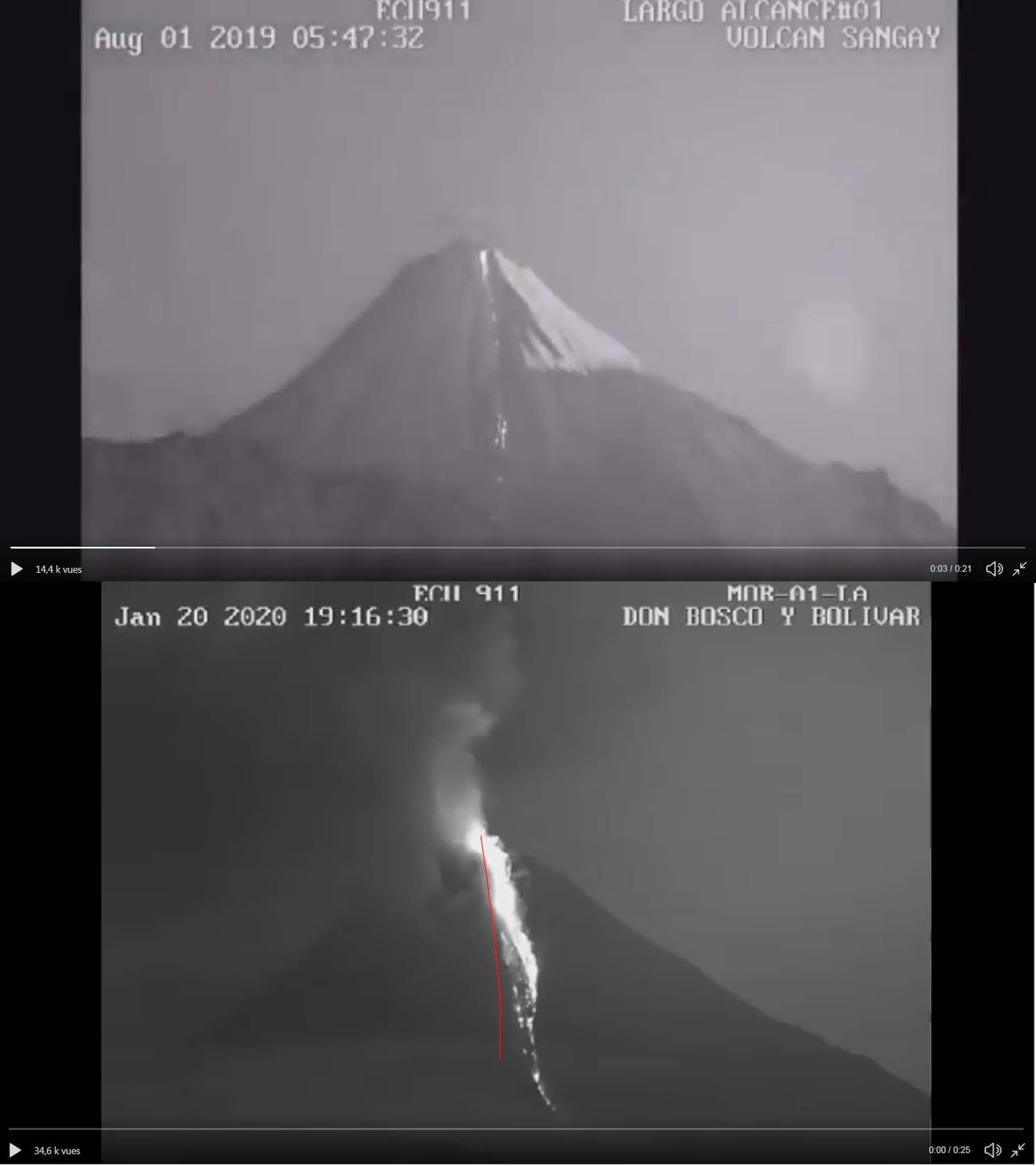 Culture Volcan: Un point sur l'éruption au volcan Sangay et ses ...