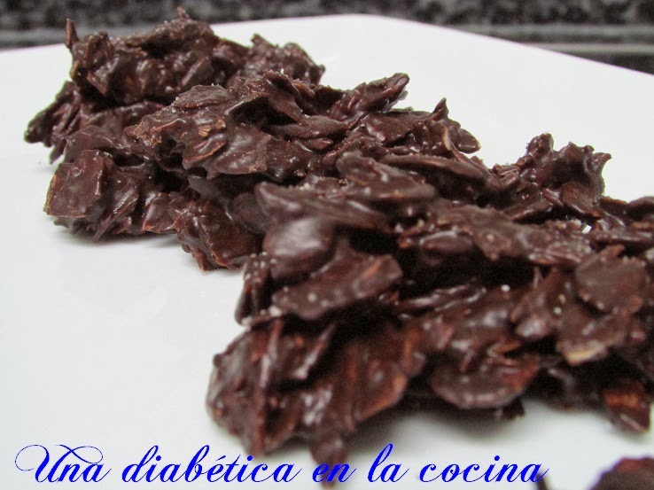 Una diabética en la cocina: Rocas de chocolate y almendras