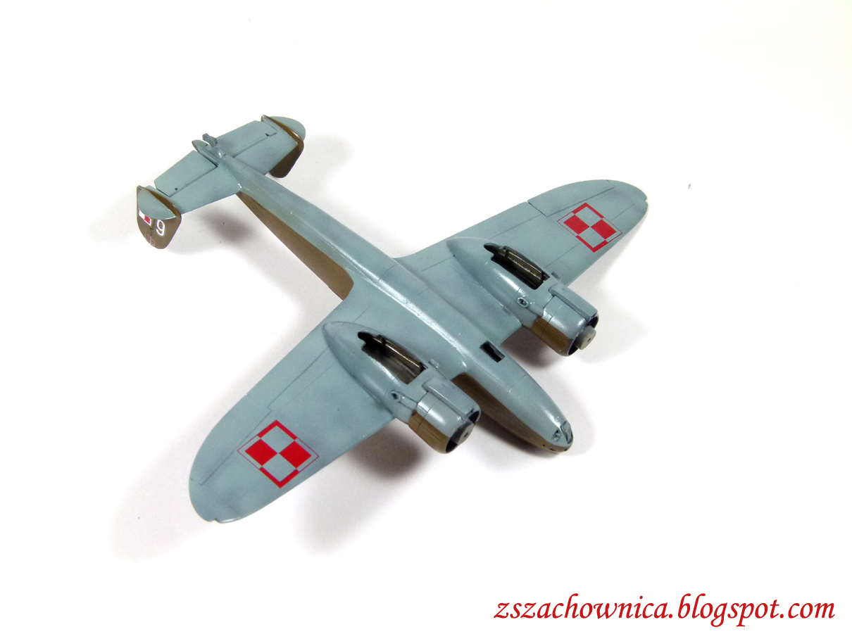 Modele z Szachownicą: Na warsztacie PZL.48A Lampart (Ardpol 1/72)