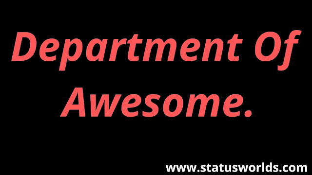 Unique Awesome Status & Captions In English For Awesome People - Status ...