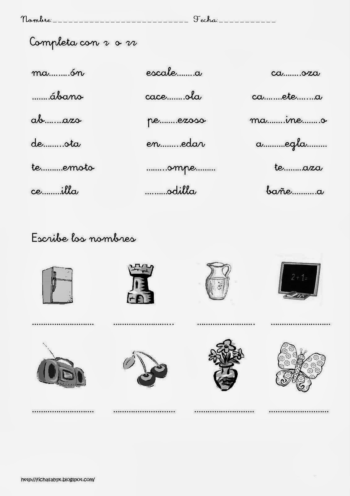 EL RINCON DE AULA: Ortografía R-RR.