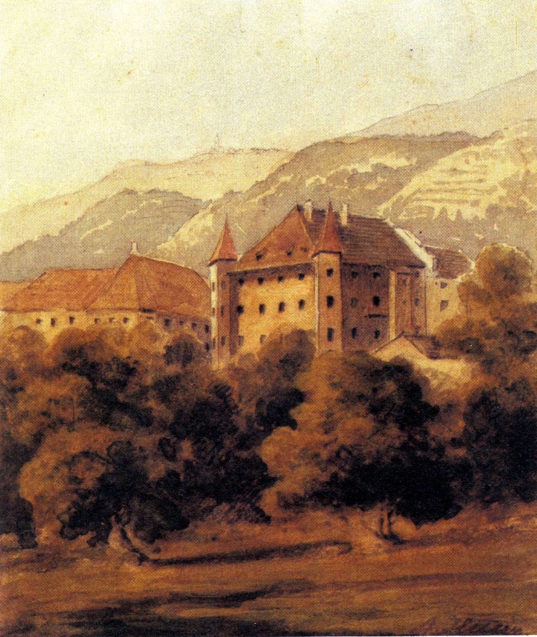 frieze tile: Adolf Hitler Als Maler Und Zeighner (Painter and Draughstman)