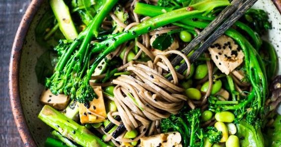 Jade Noodles (Vegan soba noodles) - Food Favorie