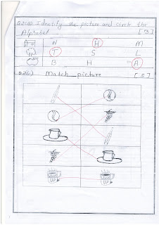 Jr.Kg.Unit Test Paper ENGLISH 17.07.2019