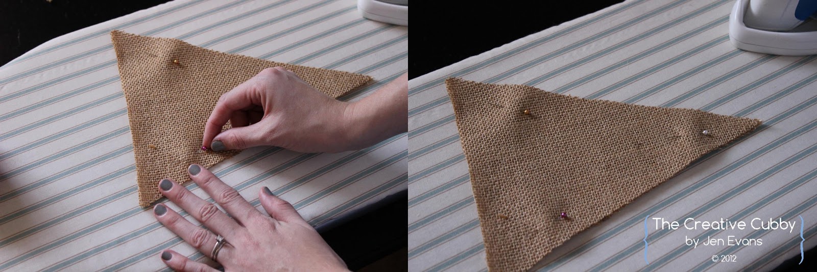 The Creative Cubby: Give Thanks Burlap Bunting