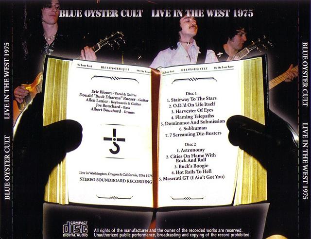Blue Oyster Cult Live: Live in the West 1975