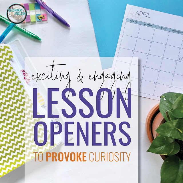 Lesson Openers to Excite & Engage - The Secondary English Coffee Shop