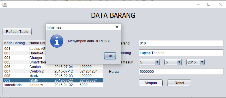 2 Kemudian Seilahkan Anda Tambahkan Sebuah Button Update” Pada Formanda Kurang Lebih Seperti