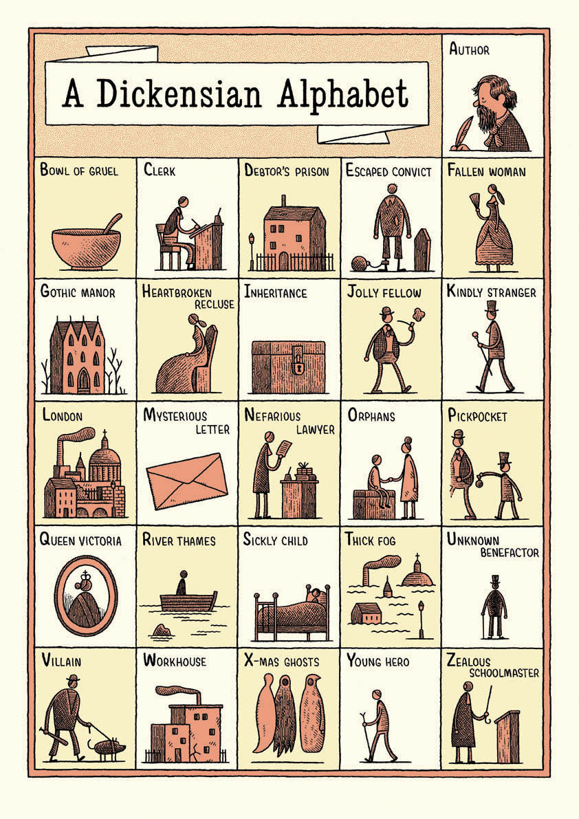 My Own Private Book Club: A Dickensian Alphabet by Tom Gauld