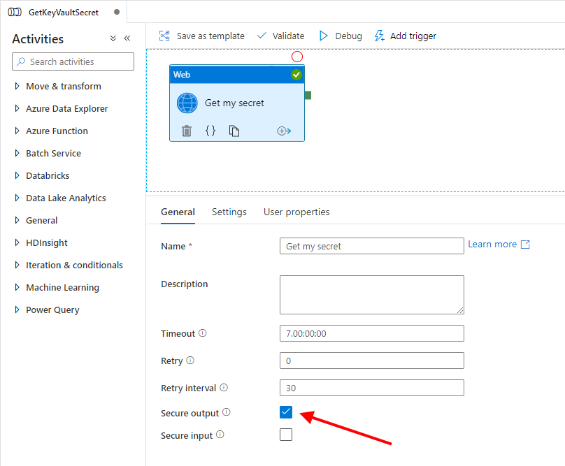 Microsoft BI Tools: ADF Snack - hide activity input and output from log Microsoft BI Tools: ADF Snack - hide activity input and output from log