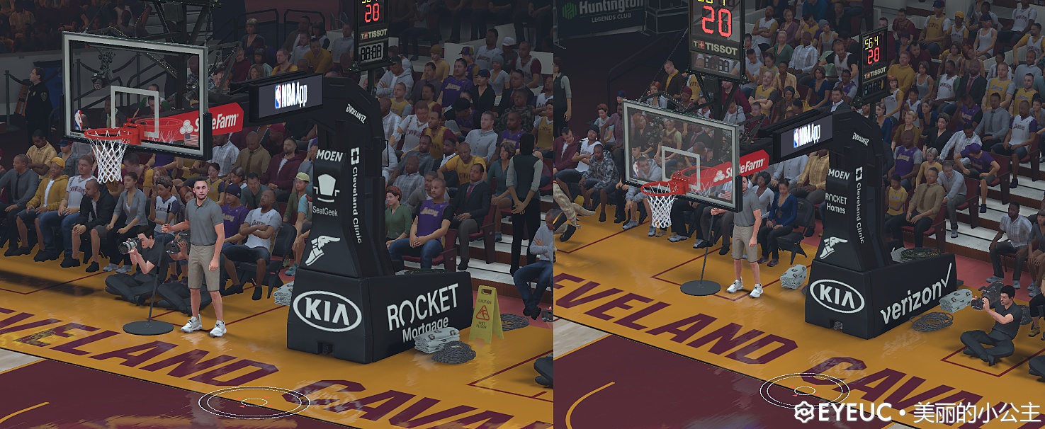 NBA 2K21 Cleveland Cavaliers Stanchion V1.1 By BLP [FOR 2K21]