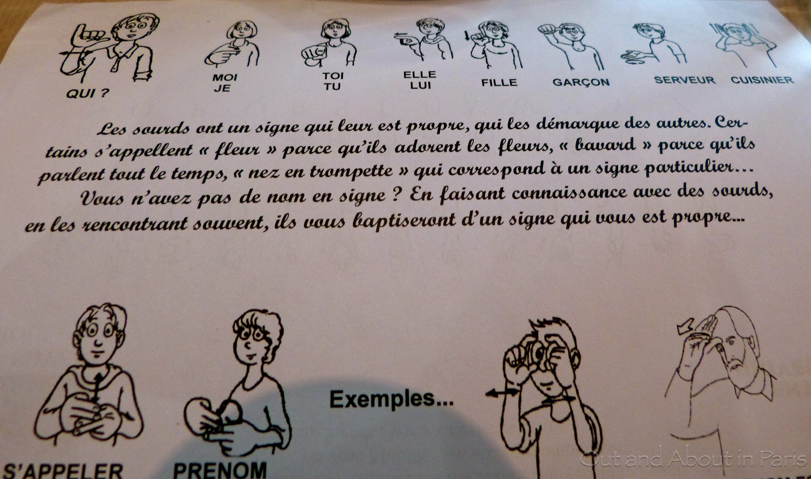 Two thumbs up for sign language cafe in Paris, Café Signes