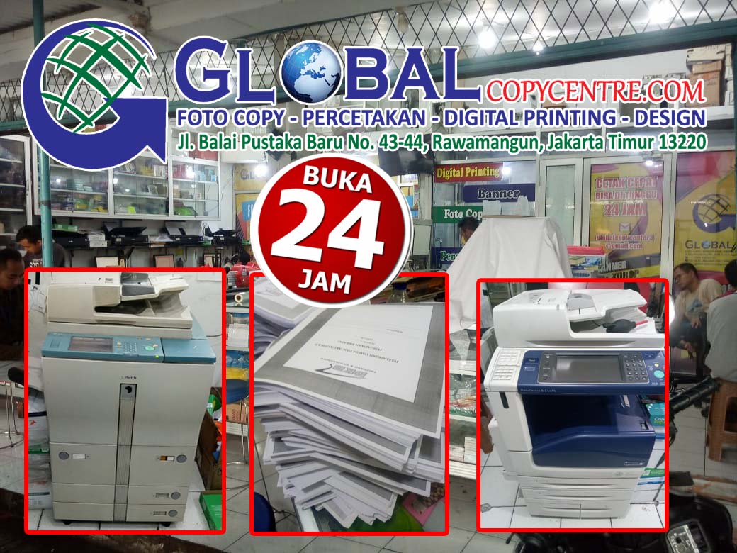 Tempat Fotocopy Online 24 Jam Nonstop di Jakarta - Global Printing ...
