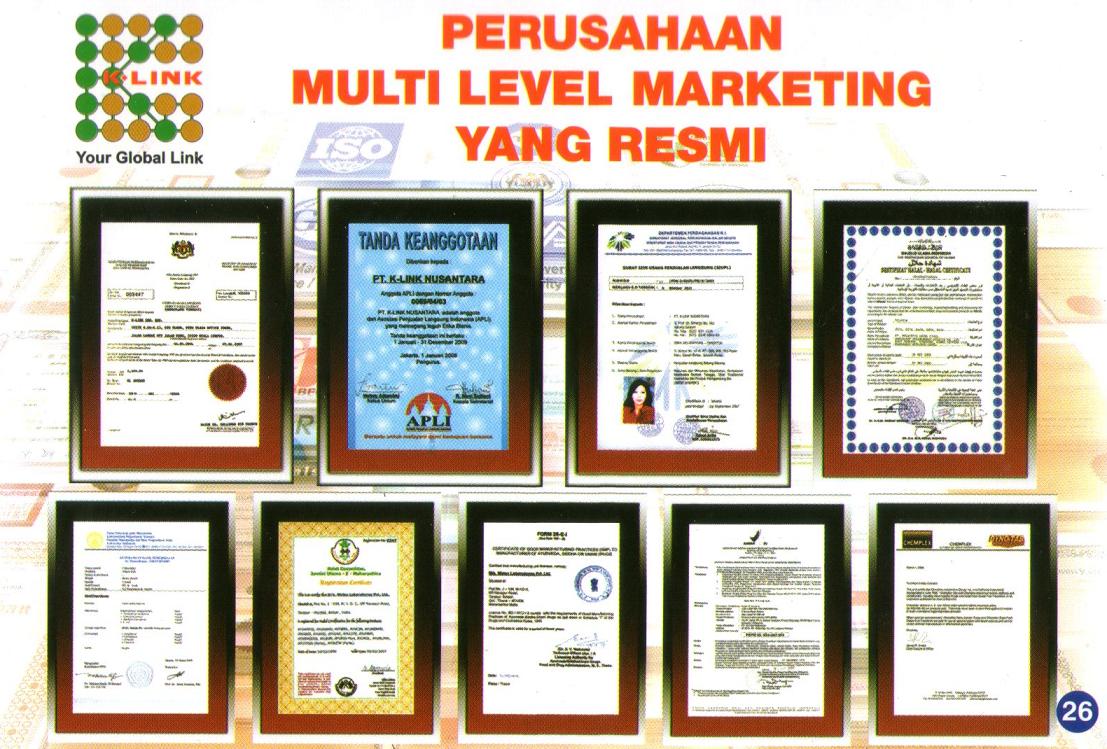 SOLUSI SEHAT & BEBAS FINANSIAL : PRODUK K-LINK AMAN DIKONSUMSI DAN ...