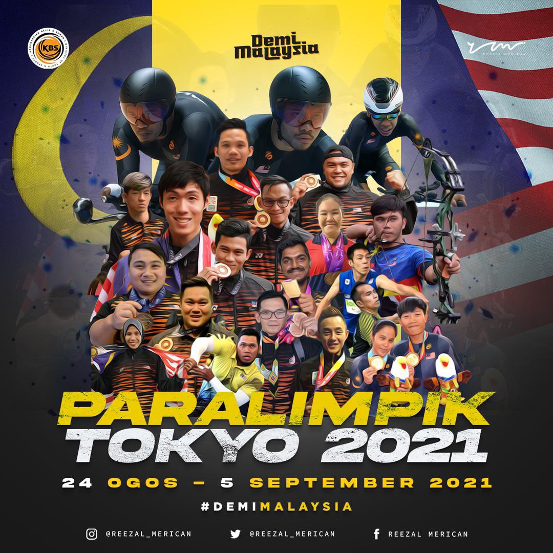 Senarai 22 Kontinjen Paralimpik Malaysia Di Sukan Paralimpik Tokyo 2020
