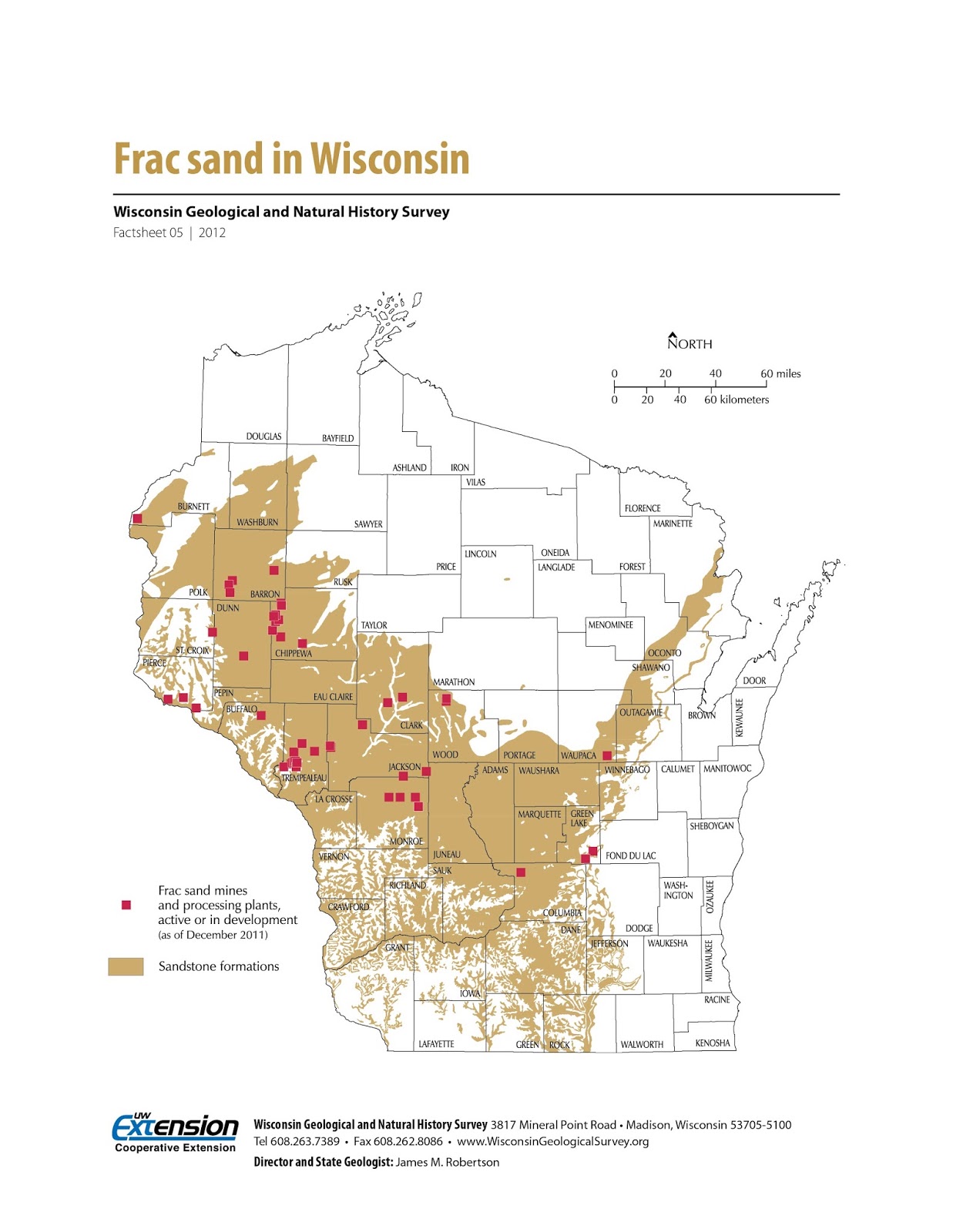 GIS II UWEC 337: Frac Sand Mining in Western Wisconsin: Project Overview