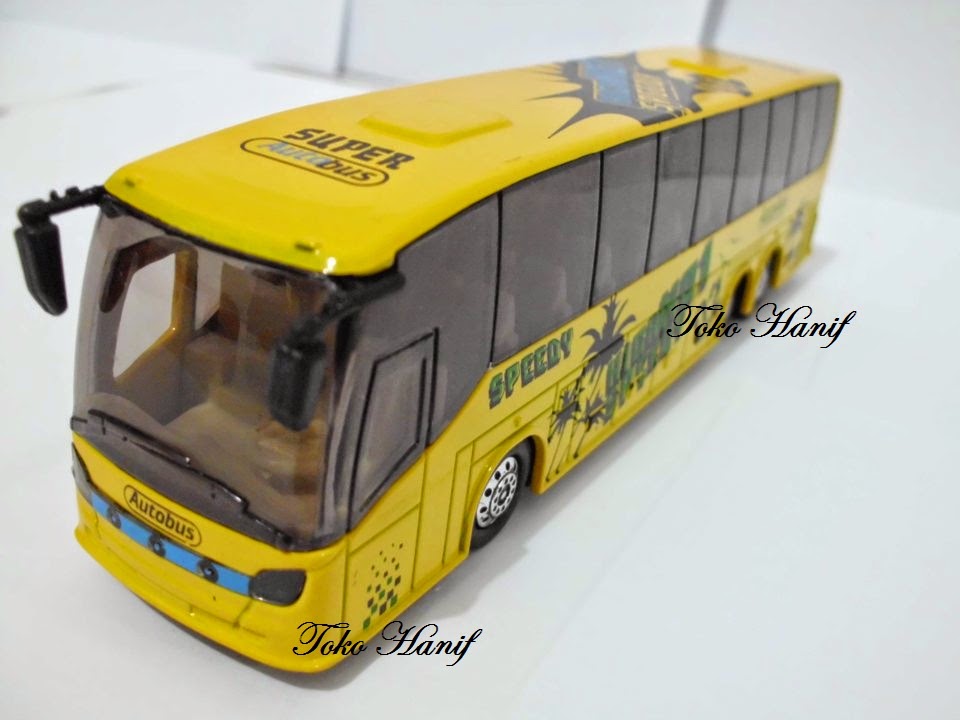 Miniatur Bis Penumpang Warna Kuning - Istana MiniaturIstana Miniatur