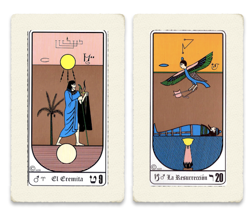 Marina C Tarot y Oráculos: MARTE: 2 ARCANOS: ARCANO MAYOR 9, EL EREMITA ...