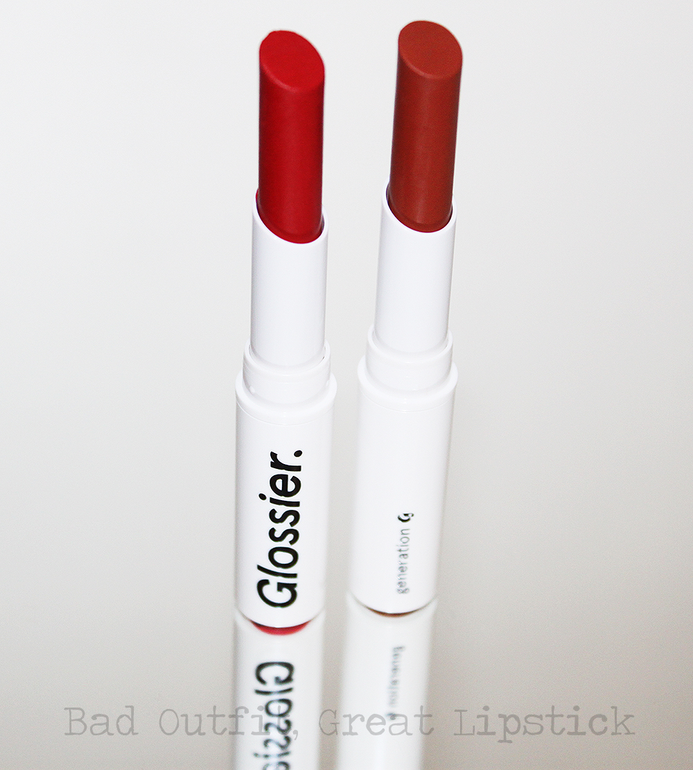 Bad Outfit, Great Lipstick: Updated Glossier Generation G Shades ...