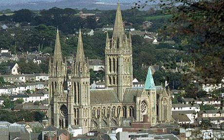 Victorian Churches: 64 - J.L.Pearson: Truro Cathedral, Cornwall, 1880-1910.