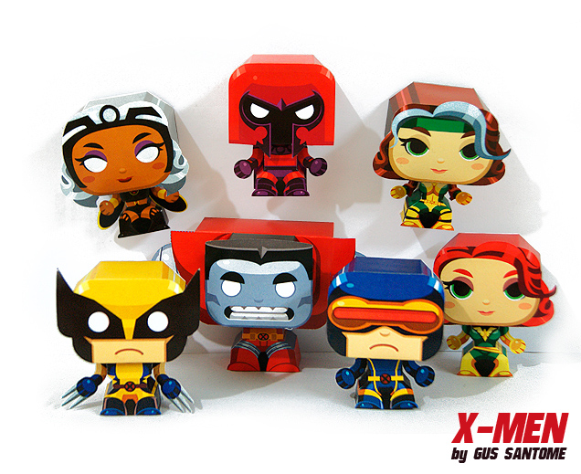 PLANET-PULP // CELEBRATING PULP CULTURE: Papercraft X-MEN
