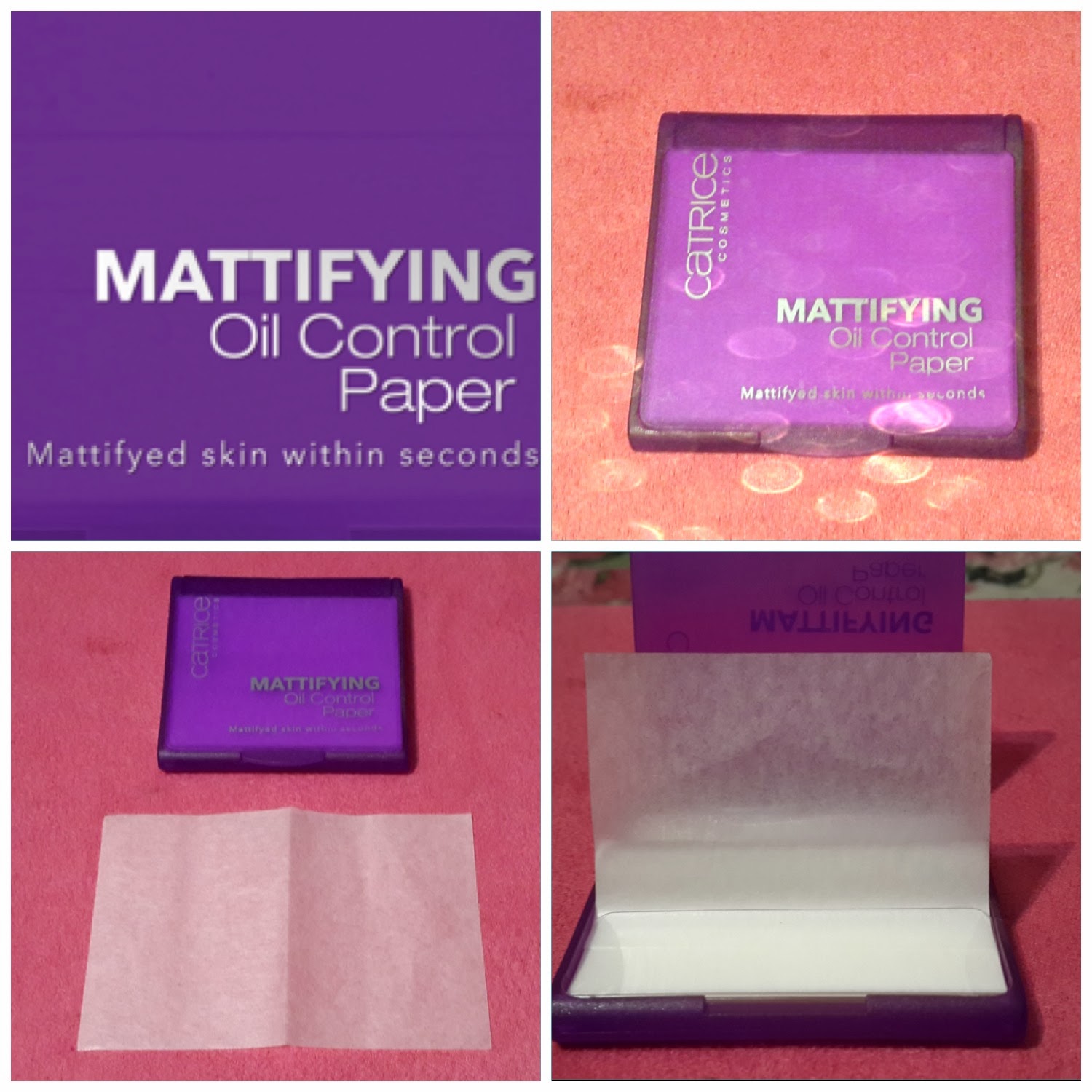 Purple Sparkle: Catrice Mattifying Oil Control Paper