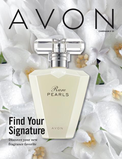 Find Your Signature - AVON Flyer Campaign 3 Brochure 2021 - "Team Optimism"