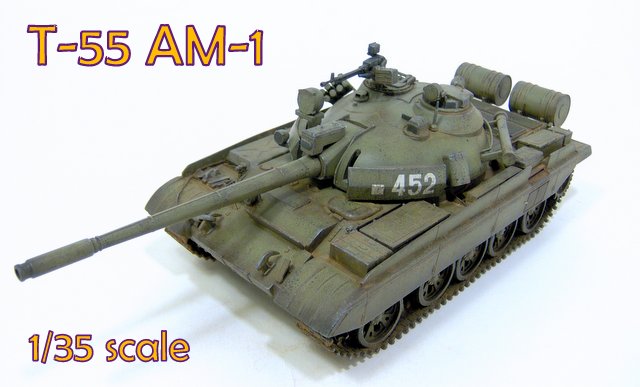 Gulumik Military Models: T-55 AM-1 1/35 SKIF