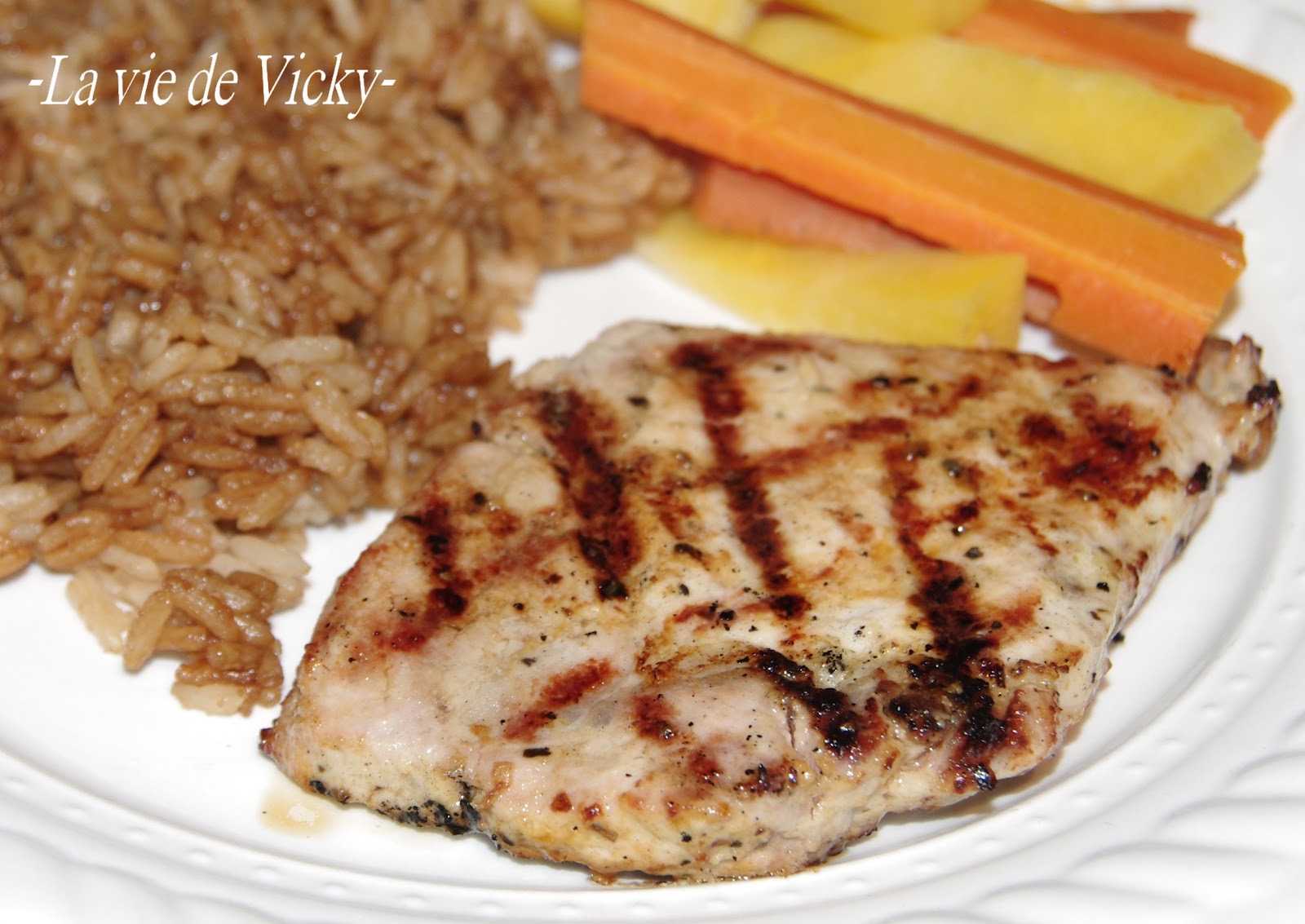 Ma petite vie!: Côtelettes de porc marinées