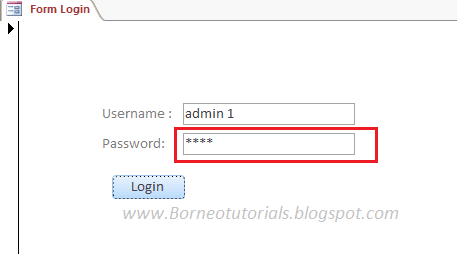 Cara Membuat Form Login Password Ms Access Menggunakan Macro ...