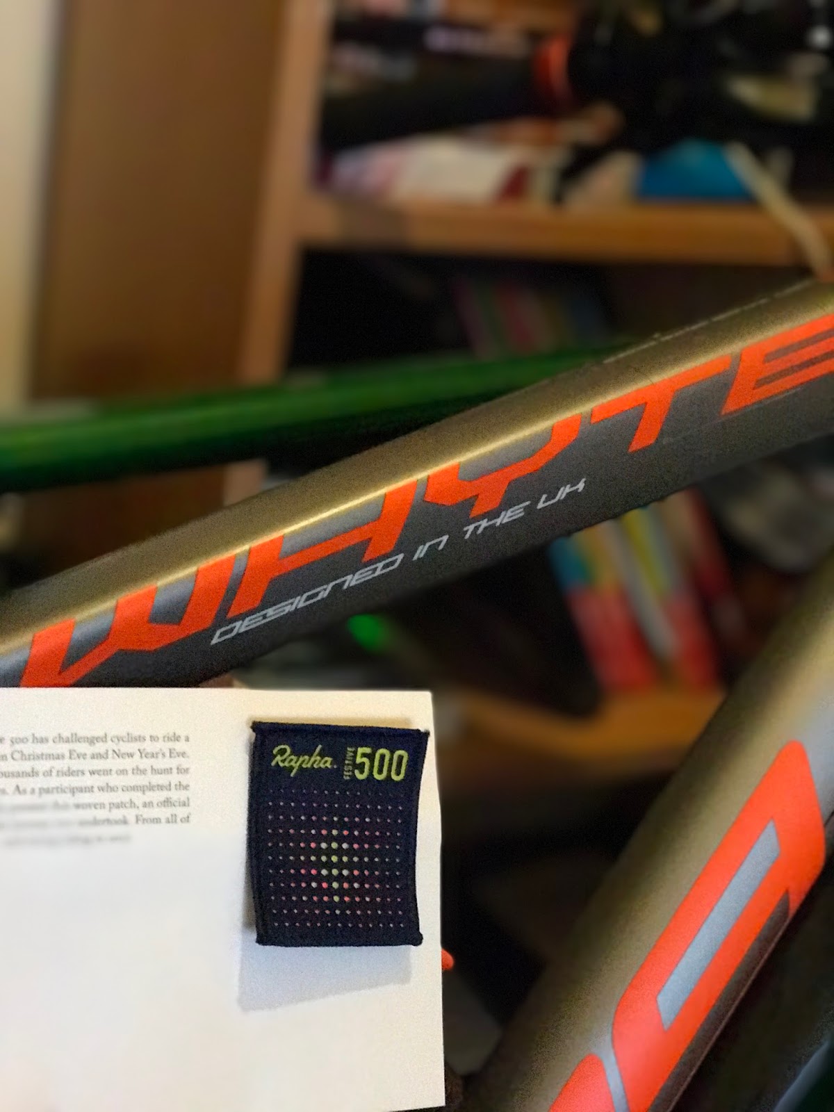 My Orange Brompton: Rapha Festive 500 Roundel Arrives?