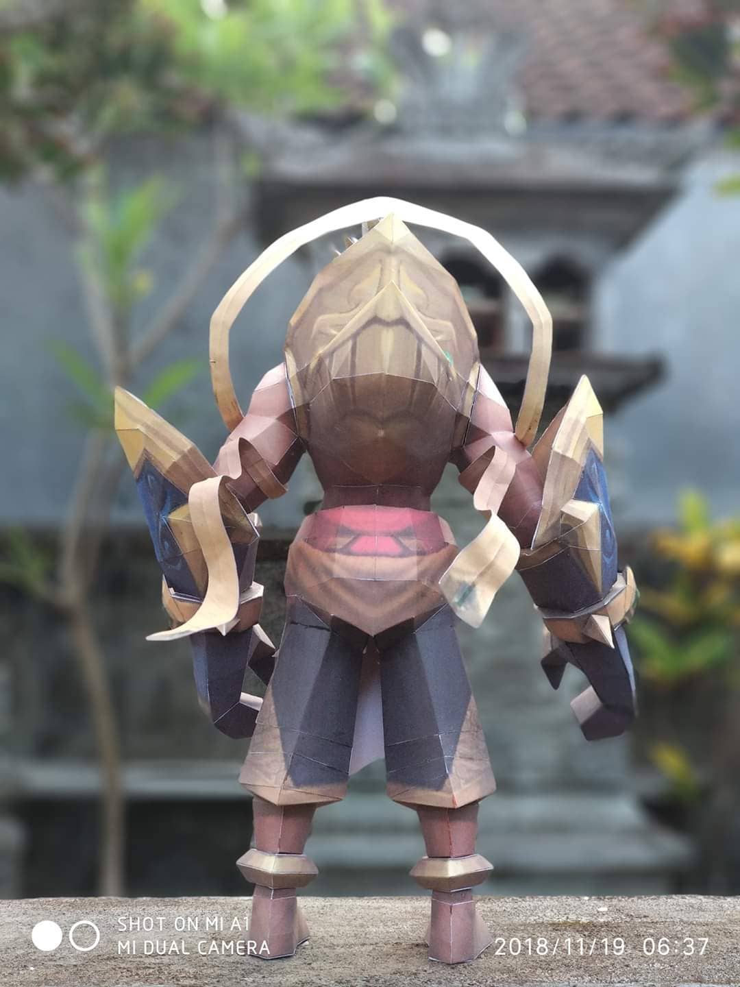 Eiji Papercraft: Mobile Legends Papercraft Gatotkaca Arhat King Papercraft
