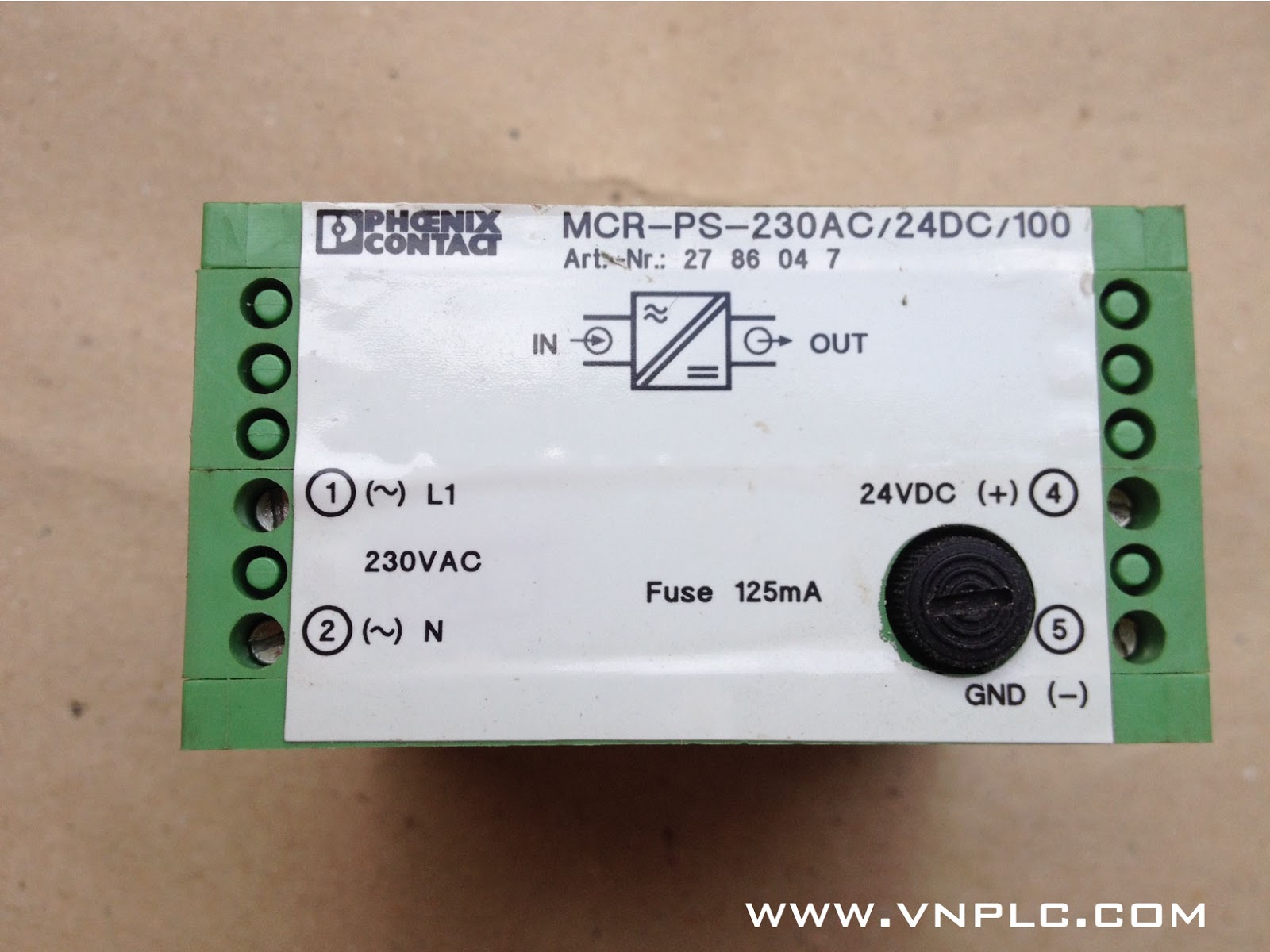 Phoenix - MCR-PS-230AC/24DC/100 - VNPLC.COM - Mua bán PLC, HMI, Biến ...