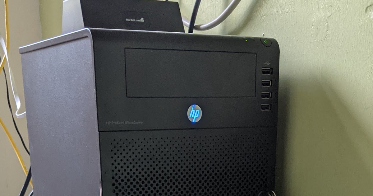 Repurposing a HP MicroServer N36L as an SAS/DAS Drive Enclosure