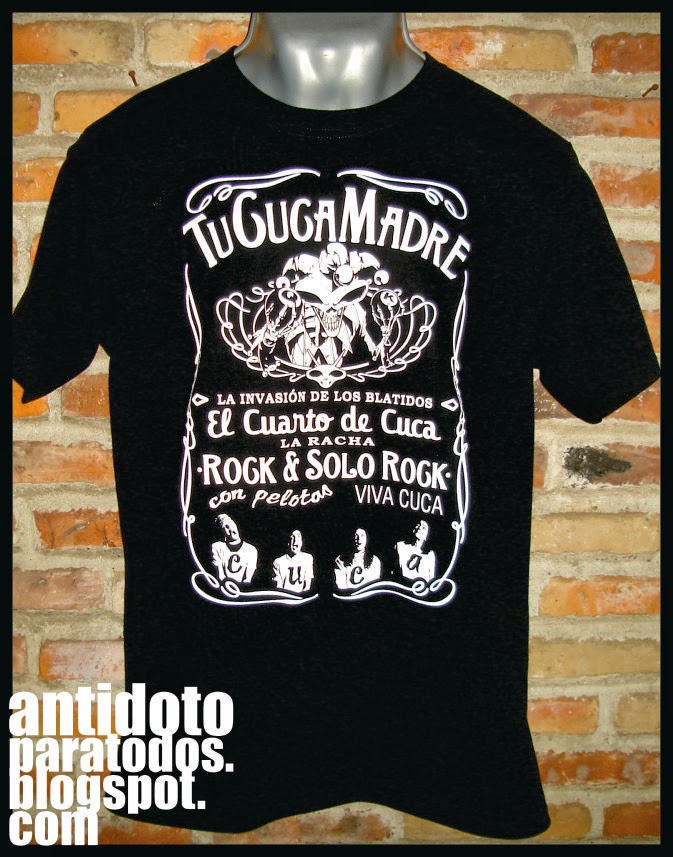 antidoto para todos: TU CUCA MADRE estilo Jack. Playeras de Cuca en ...