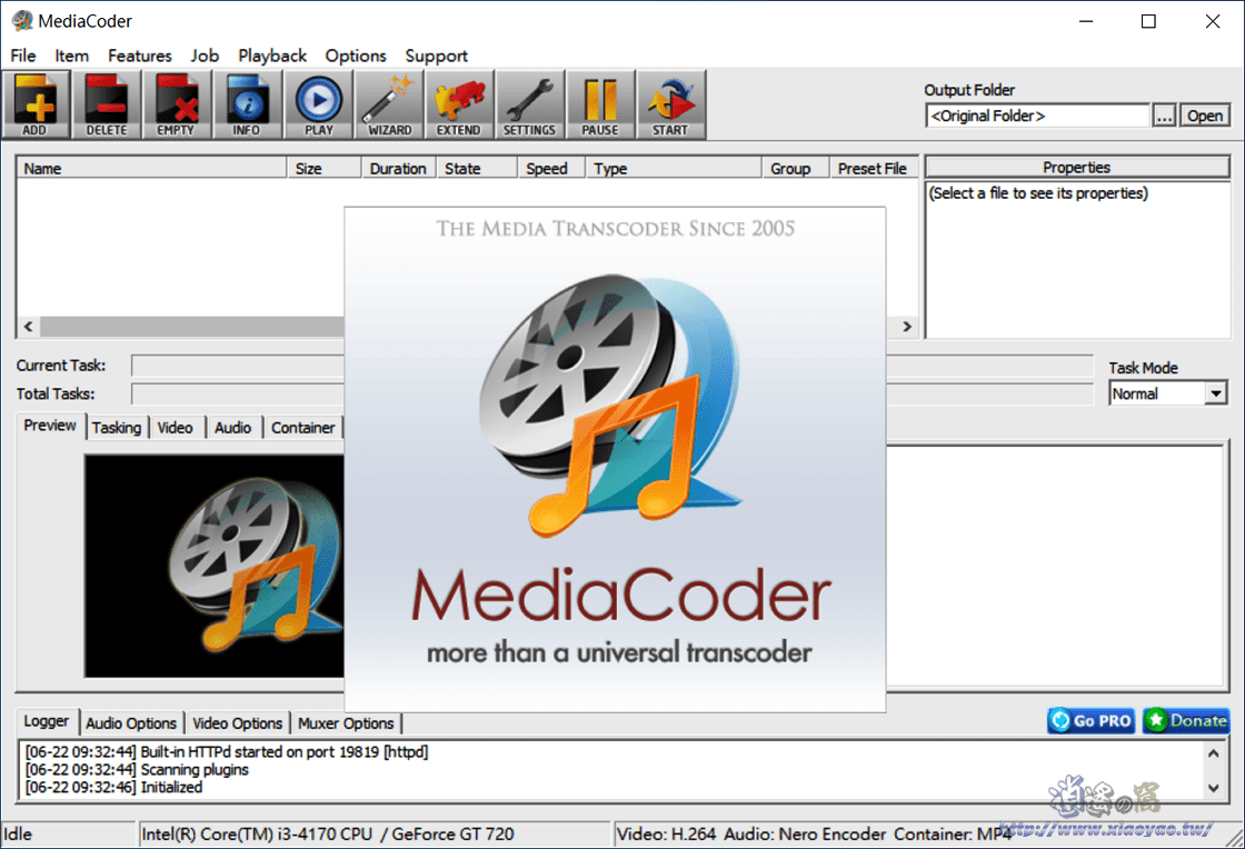 MediaCoder 免費影音轉檔軟體，整合多項音訊影片編解碼器(繁體/ 0.8.65 版)