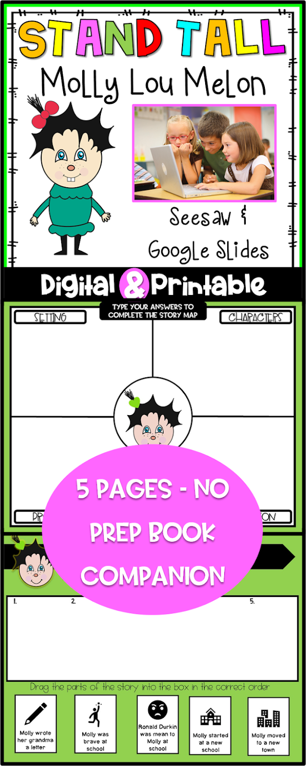 Little Mrs. Bell: Stand Tall Molly Lou Melon Distance Learning Activity