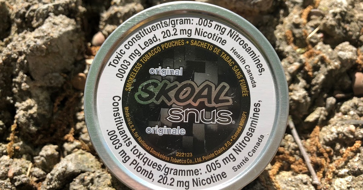 Skoal "Snus" (Original/Originale) - Review. 20 April 2018.