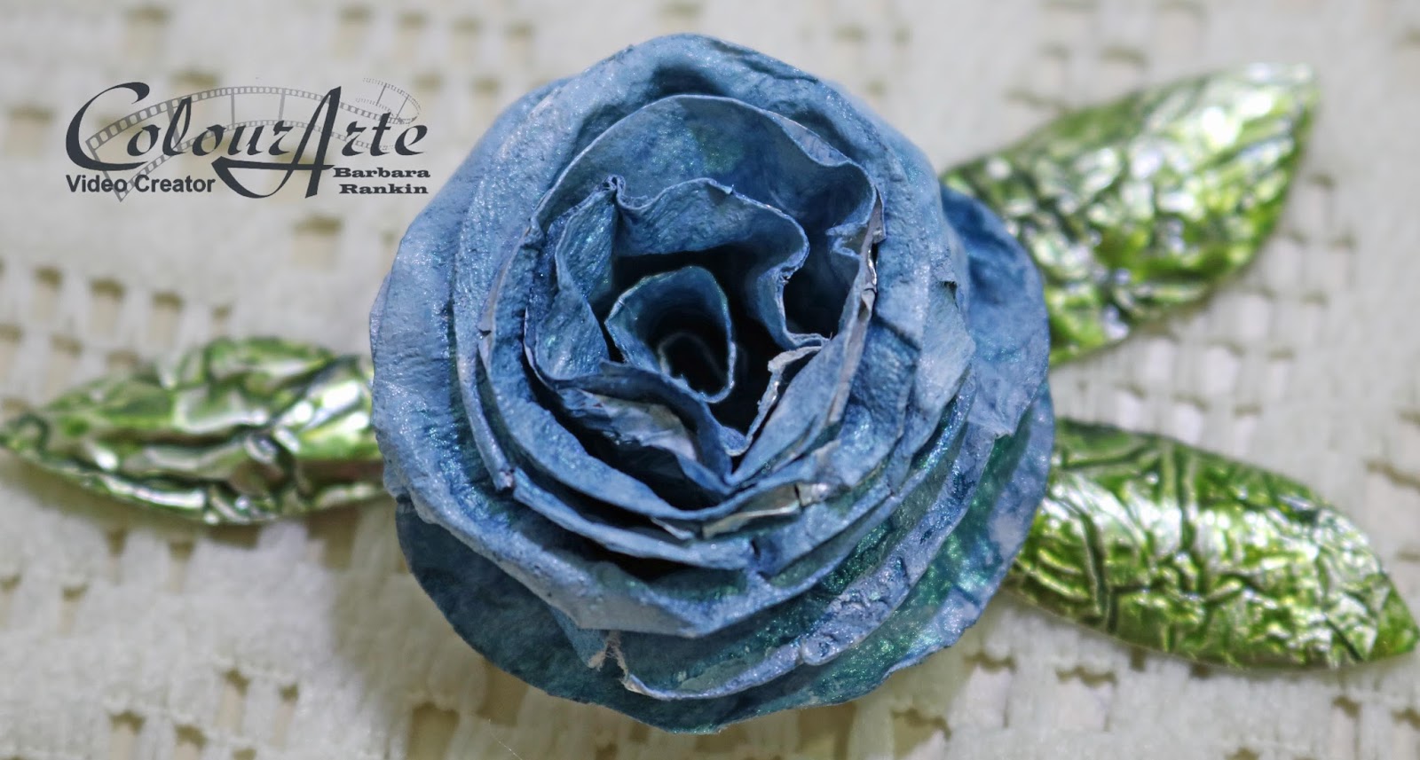 Black Hole Art Studio: How to Make More Crumpled Foil Flowers: Part 2 of 2