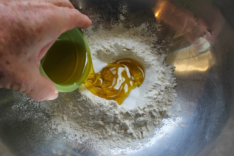 Food Lust People Love: Tiganopsomo - Feta-Stuffed Fried Bread #BreadBakers