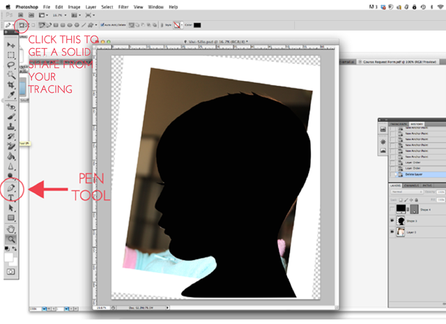 DIY cameo art – Such a cute way to display a loved one!