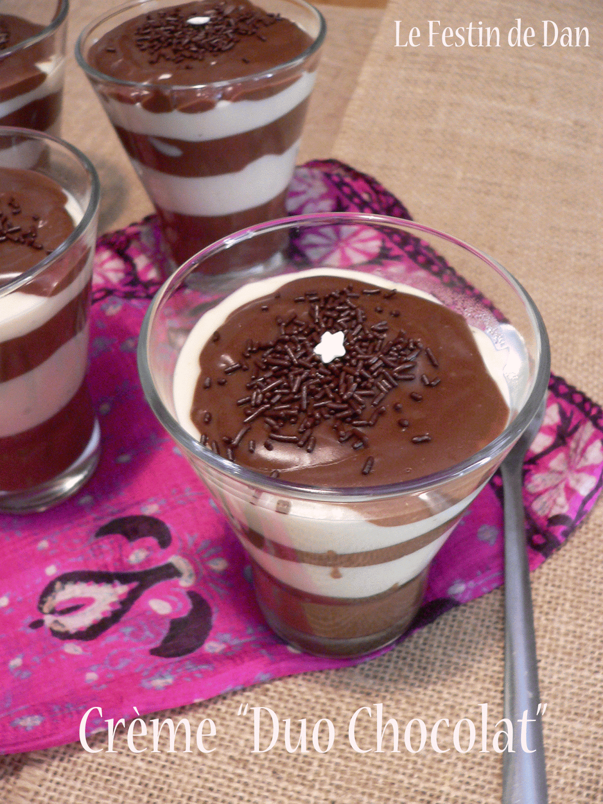 Le Festin de Dan: Crème "Duo Chocolat"