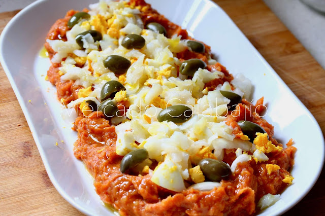 Rin rán de Cazorla con bacalao. Receta | Mercado Calabajío