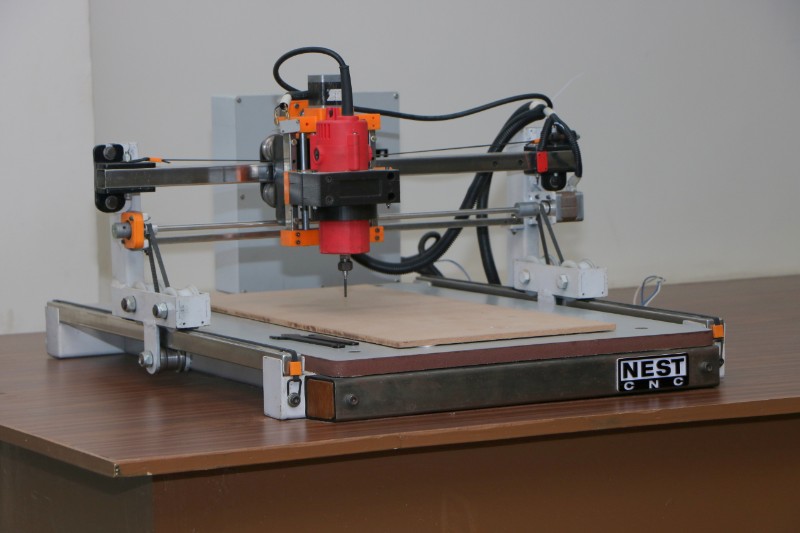 CT College Mechanical Students Made Project On A Design Of CNC Type ...