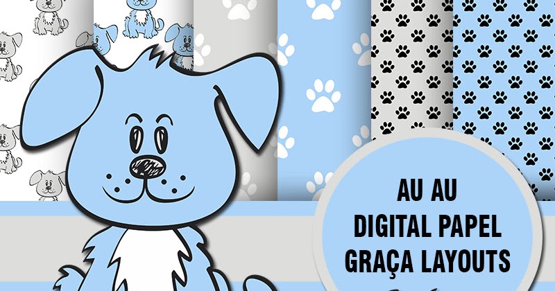 Kit digital papel Au Au gratis