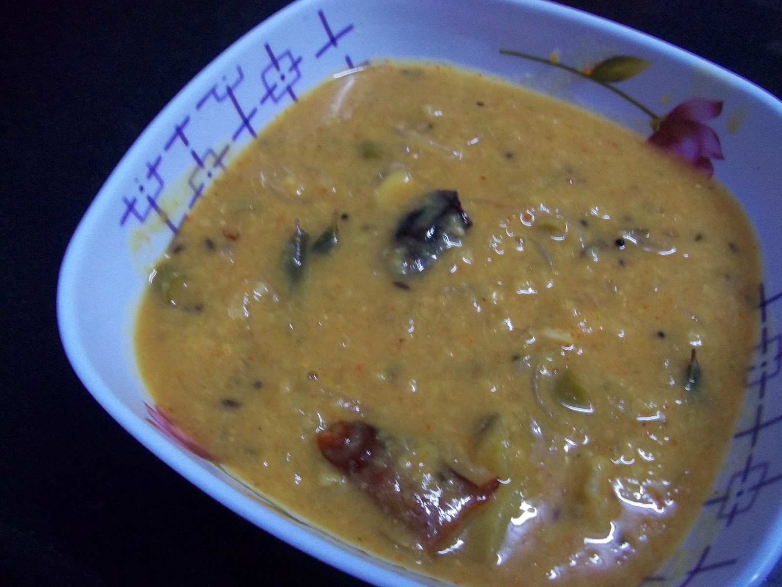 Guntur Cuisine: Mamidikaya Pappu - Mango with Dal Andhra style