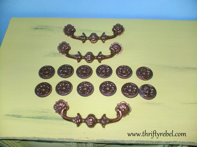 My Hardware is Happily Distressed - Color Me Thrifty