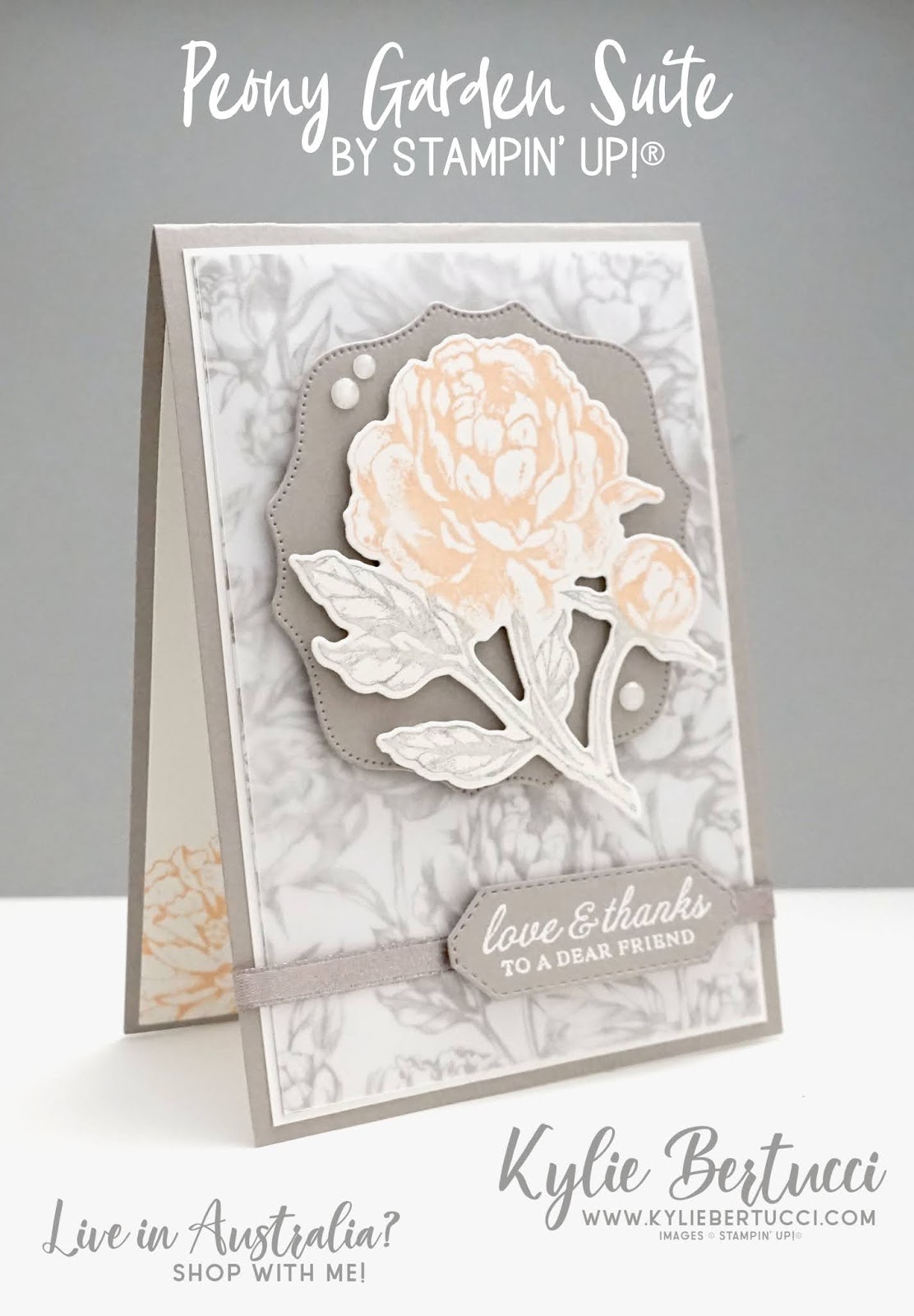 All Star Video Tutorial Bundle Design Team Hop | Peony Garden Suite - Kylie Bertucci