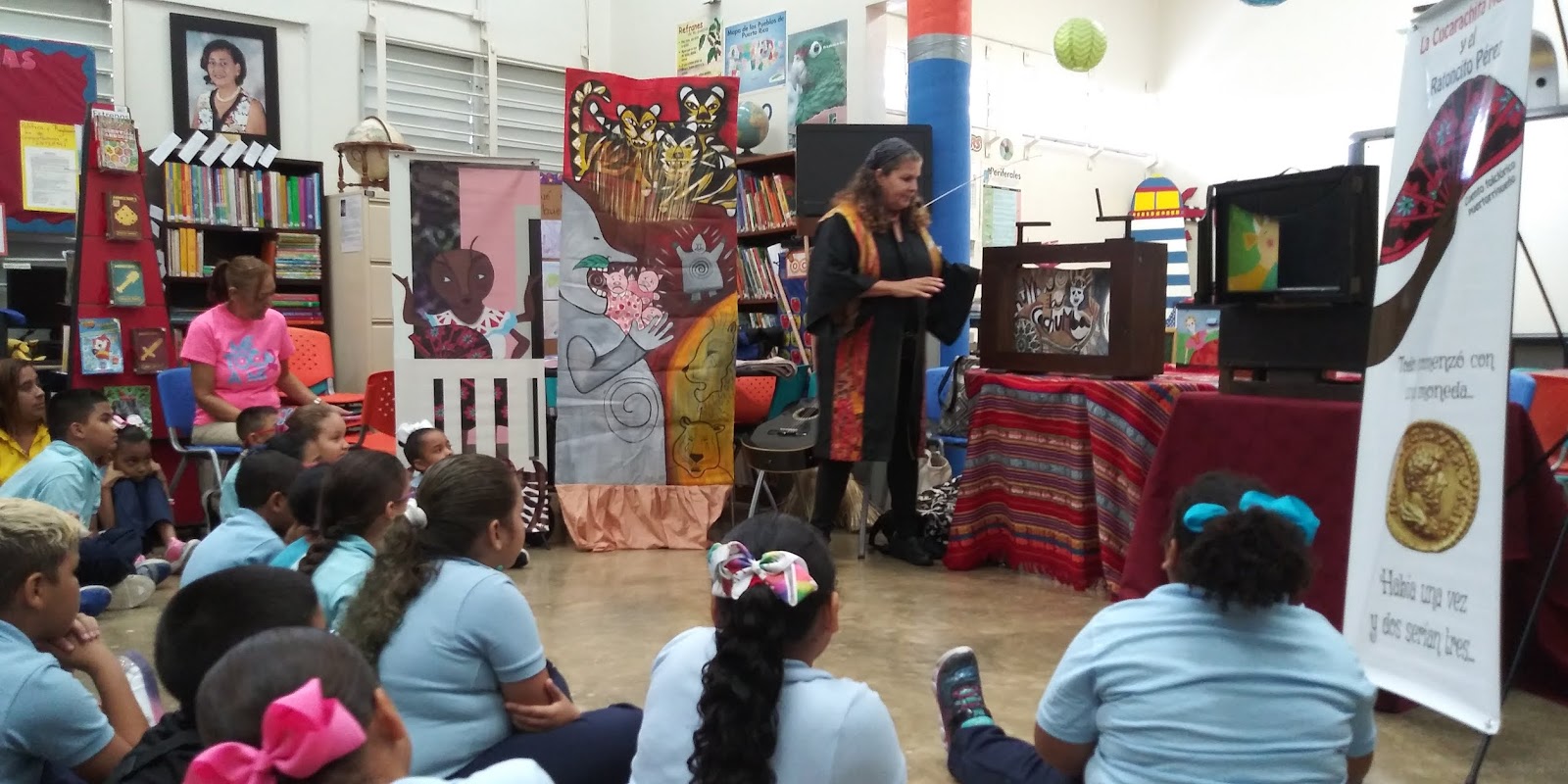 Biblioteca Ana Vizcarrondo de Túa: María Chuzema nos visita